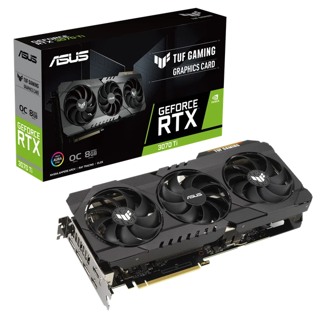 ASUS TUF GEFORCE RTX 3070 TI V2 OC Edition 8GB Gaming Grafikkarte EUR ...