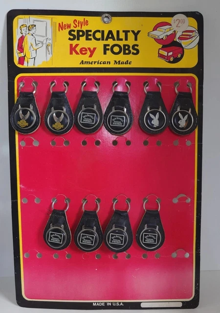 VINTAGE KEY FOB And Display From Late 70's Early 80's $150.00 - PicClick
