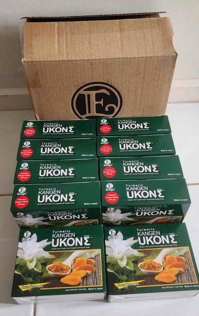 10XBOX (100CAPSULES) 100% Natural Turmeric Okinawa Enagic Kangen Ukon ...