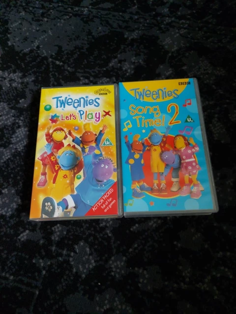 CBEEBIES THE TWEENIES Vintage Retro Vhs Tapes X3 Lets Play Song Time 1 ...