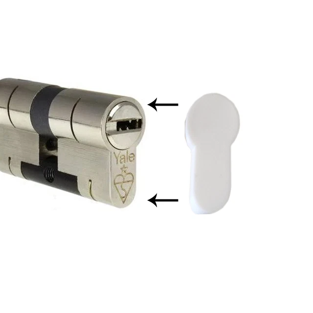 KEYHOLE LOCK COVER Door Lock Cover Draft Draught Excluder Cap PushFit ...