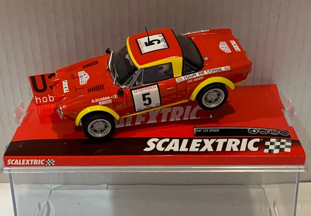SLOT CAR SCX Scalextric A10220S300 Fiat 124 Abarth Spider #5 Bachelli-Scabini EUR 83,30 ...