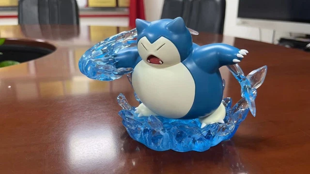 POKEMON SNORLAX ICE Punch Kabigon Reito Punch Figure Scale World 1/20 ...