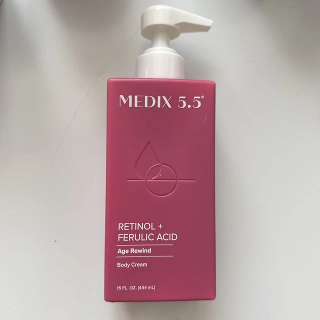 MEDIX 5.5 RETINOL Cream with Ferulic Acid,444 ml, Anti-Sagging,Crepey ...