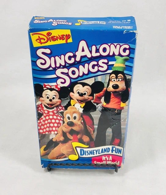 DISNEY SING ALONG Songs Disneyland Fun Its A Small World VHS EUR 5,68 ...