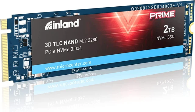 2TB NVME M.2 Pcie Gen3X4 2280 Internal Solid State Drive TLC 3D NAND ...
