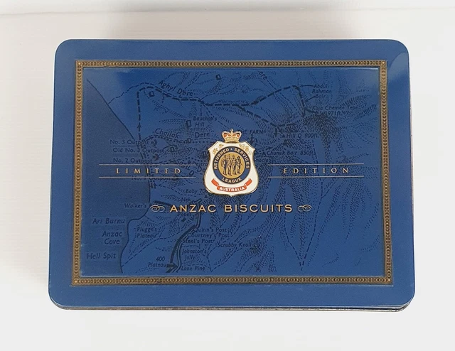 UNIBIC RSL ANZAC Biscuits Limited Edition Tin Blue First Edition $34.95 ...