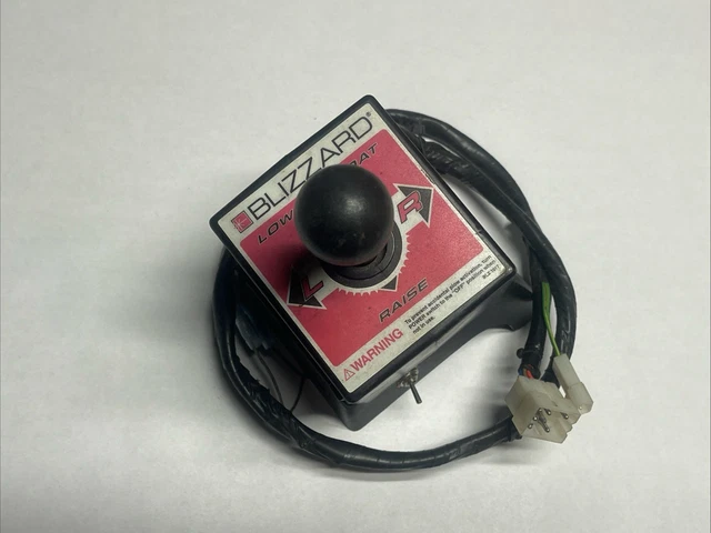 BLIZZARD POWER HITCH Straight Blade Snow Plow Joystick BLZ 1017 TESTED ...
