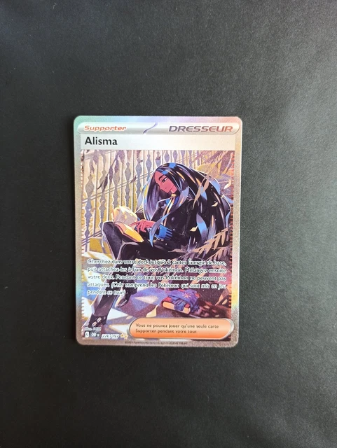 CARTE POKÉMON ALISMA Full-Art 226/197 - Flammes Obsidiennes - FR - Neuf ...