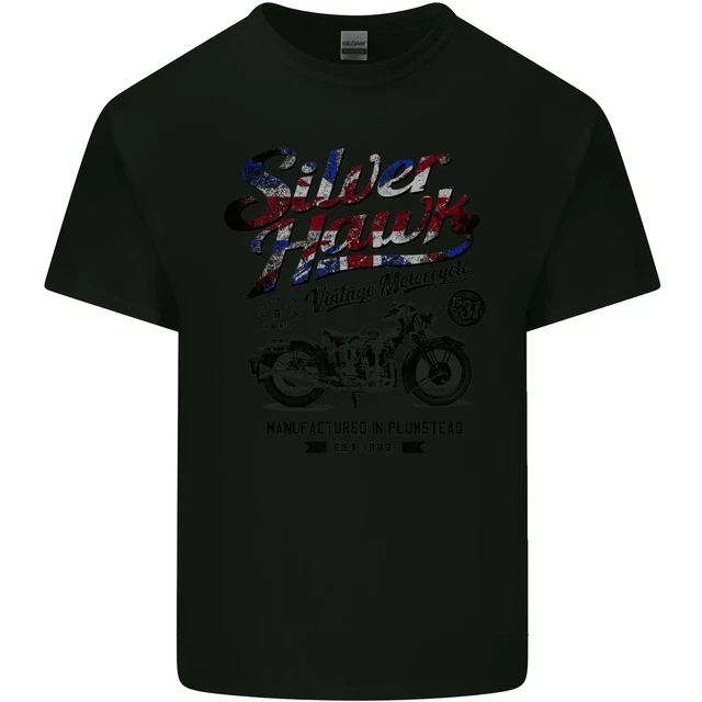 T-SHIRT ENFANT SILVER Hawk Vintage Moto Union Jack EUR 12,44 - PicClick FR
