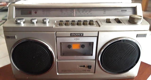 RADIO-CASSETTE SONY CFS-45L Portable VINTAGE EUR 30,00 - PicClick FR
