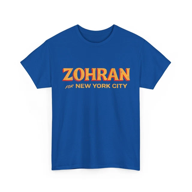 ZOHRAN MAMDANI FOR NYC Mayor Merch, Zohran Mamdani T-Shirt £21.19 ...