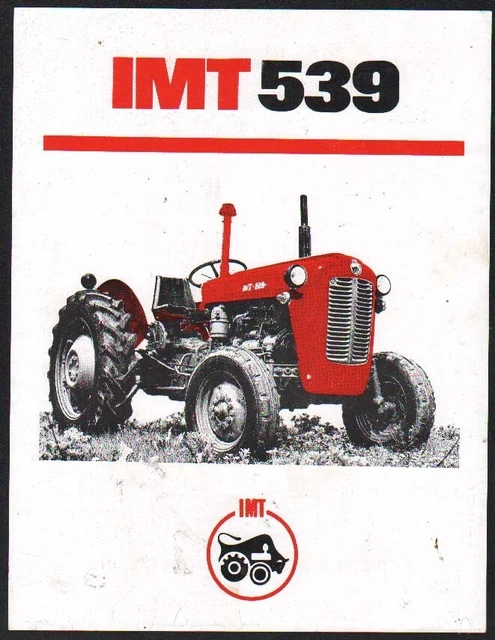 IMT &539& TRACTOR Brochure Leaflet £8.50 - PicClick UK