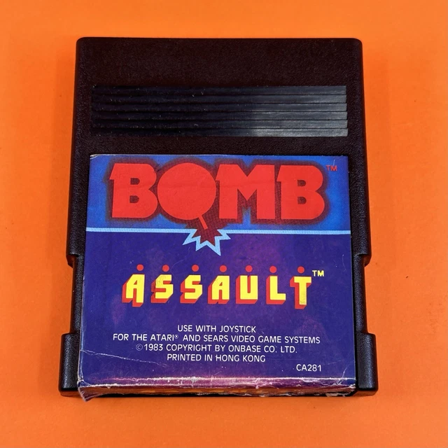 RARE ASSAULT CARTRIDGE By Bomb For Atari 2600 VCS PAL - Unable To Get ...