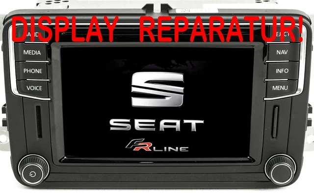 SEAT ALHAMBRA DISPLAY Touchscreen Reparatur Autoradio DISCOVER MEDIA ...