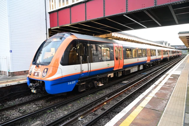 CLASS 710 NO 710377 in lo at harrow and whealdstone please read ...