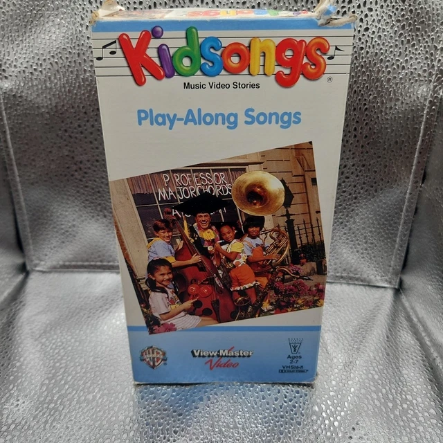 VHS KIDSONGS PLAY-ALONG Songs Kids Sing Along View Master RARE Not For ...
