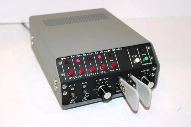 RARE ! KATSUMI Message Electronique KEYER MK-1024 - Fonctionne EUR 160 ...