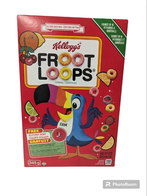 RETRO EDITION FROSTED Flakes / Froot Loops / Corn Flakes BOXES ** 70's ...