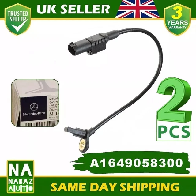 NEW GENUINE MERCEDES-BENZ W164 ML Rear ABS Speed Sensor A1649058300 2x ...