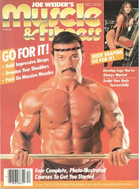 JOE WEIDER'S MUSCLE & Fitness Magazine December 1982 $29.95 - PicClick CA