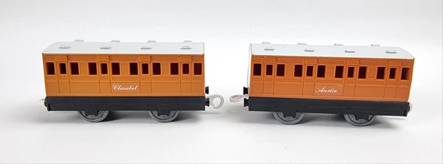 ANNIE & CLARABEL Thomas & Friends Trackmaster Train Carriages 2002 Toys ...