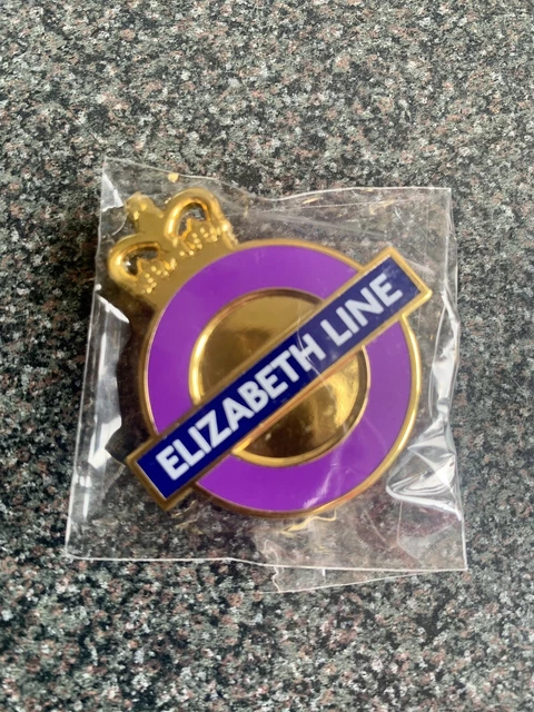 ELIZABETH LINE RARE Coronation badge £99.00 - PicClick UK