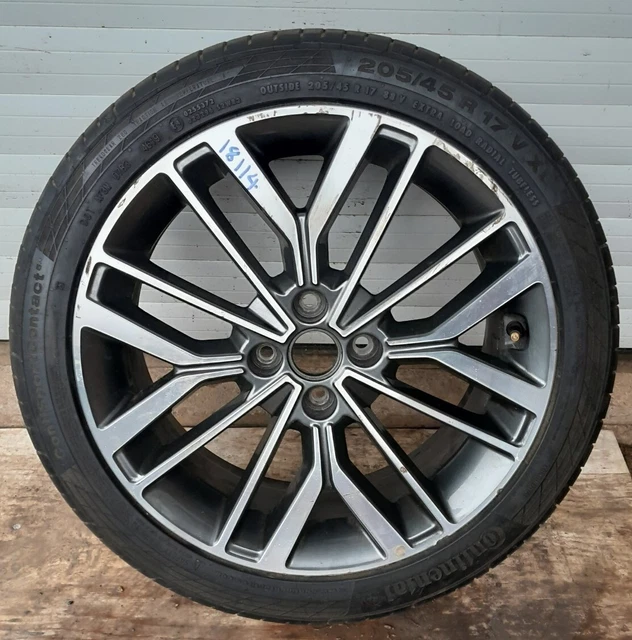 KIA RIO GT-LINE Mk4 17" Alloy Wheel Complete With Continental Tyre X1 ...