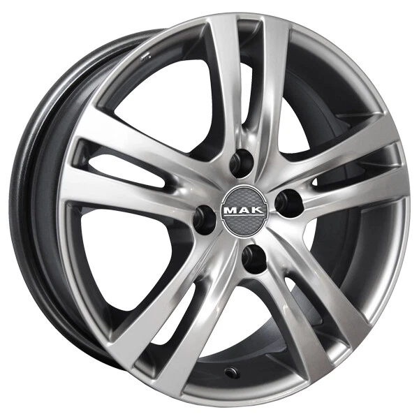 JANTES ROUES MAK ZENITH POUR CITROEN - DS 7x17 4x100 HYPER SILVER U4N ...
