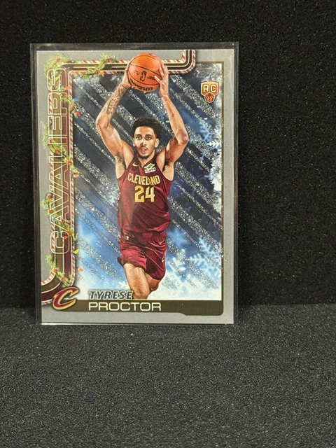 2025-26 TOPPS HOLIDAY Nba Silver Glitter - Tyrese Proctor Cavaliers # ...