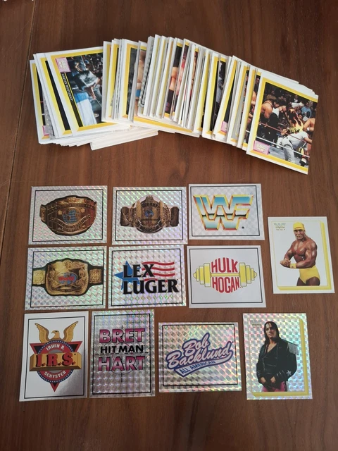 1993 WWF WWE Merlin Set - Wrestling x 300 Stickers Total Pack Fresh ...