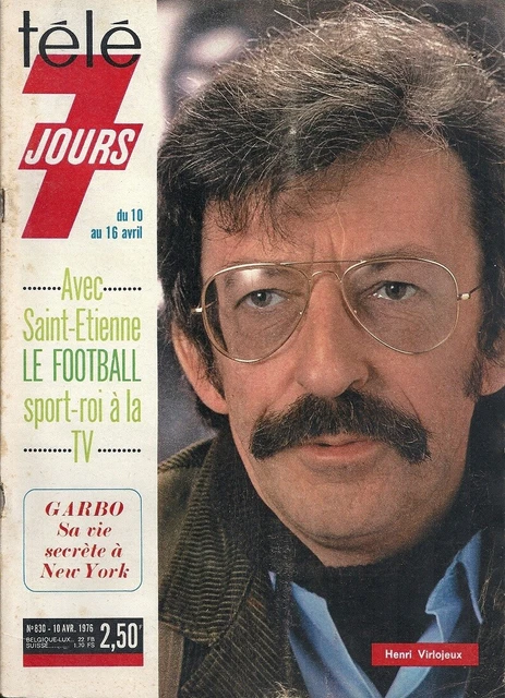 TELE 7 JOURS n 830 MAUREY / GRETA GARBO / DIANA ROSS CLAUDE FRANCOIS ...