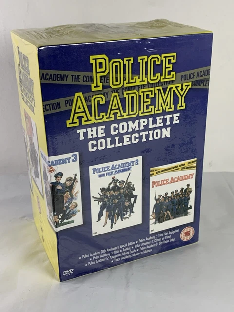 POLICE ACADEMY THE Complete Collection DVD 20th Anniversary Edition New ...