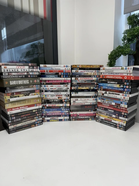 100 DVDS BUNDLE Boxsets Joblot Carboot Movies Adults Rom Com Comedy ...
