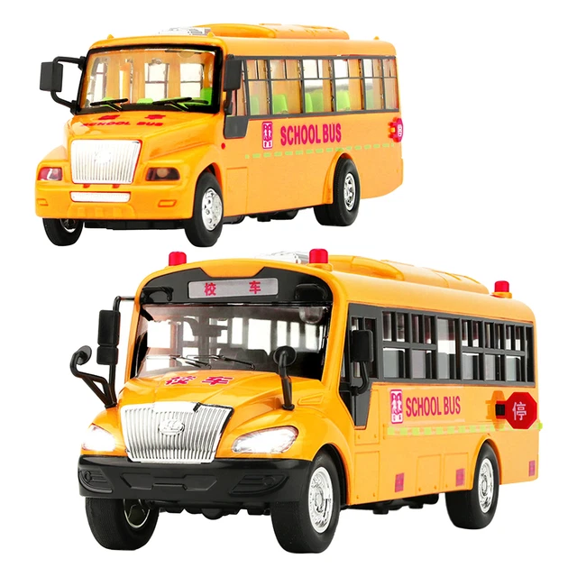 BUS MODEL EASY-CARRYING Motivational Inertial School Bus Model Figure ...