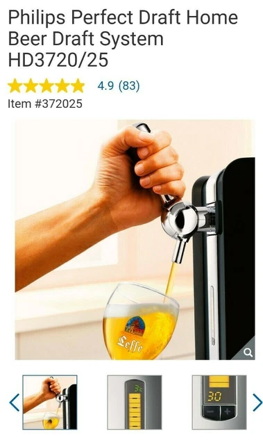 PHILIPS PERFECTDRAFT HOME Beer Draft System (HD3720/25) £315.00 ...