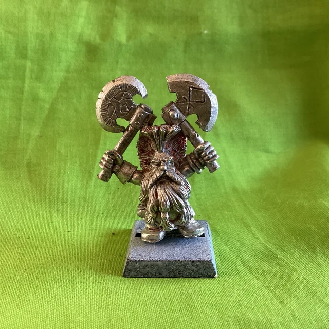 WARHAMMER MARAUDER DWARF Troll Slayer Dwarves Slayers Metal Figure Oop ...