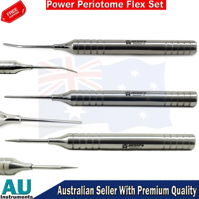 DENTAL PERIODONTAL INSTRUMENT Flex Periotome Power & Extraction Screw ...