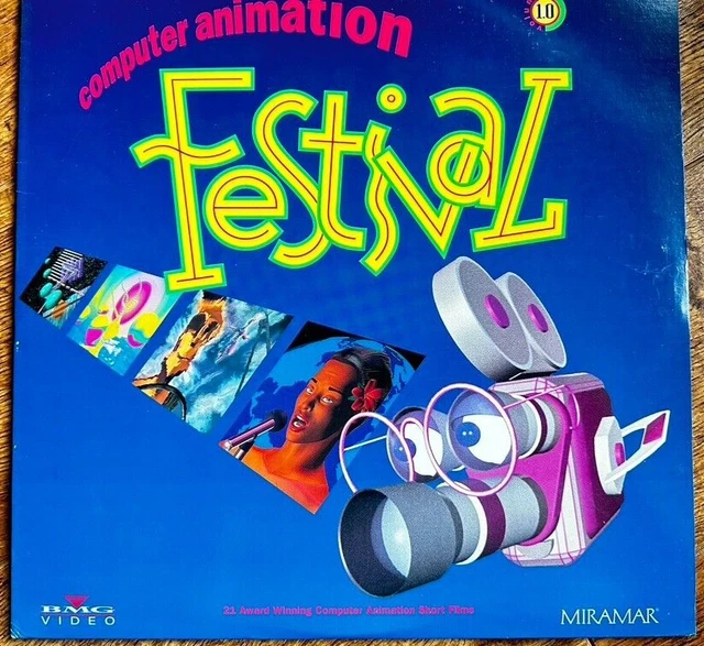 COMPUTER ANIMATION FESTIVAL DVD LaserDisc US NTSC 21 Award-winning ...