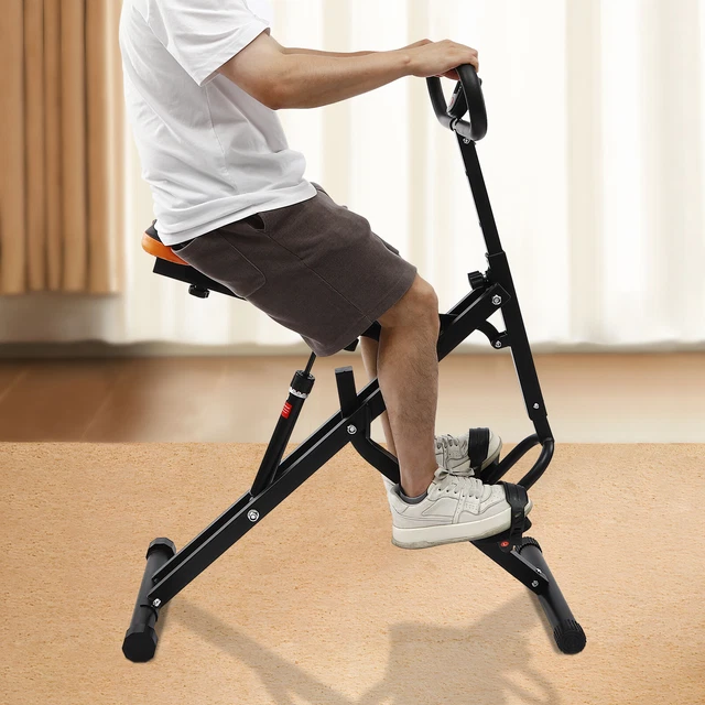 ADJUSTABLE SQUAT MACHINE Trainer Rowing Machine 264lbs for Ab Workout ...