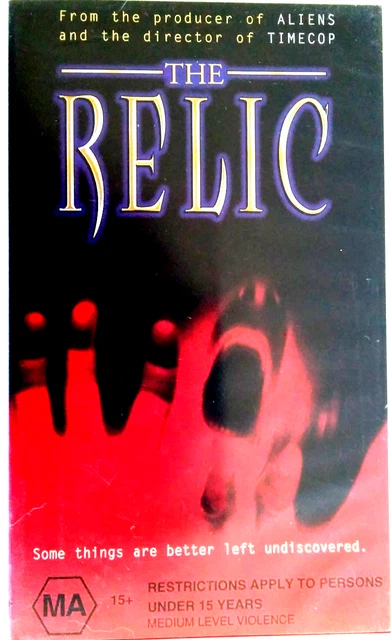 THE RELIC (1997) Horror VHS - Peter Hyams - Penelope Ann Miller - Tom ...