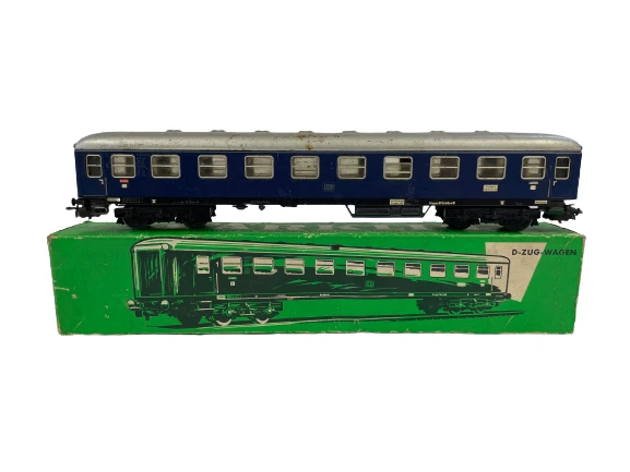 MARKLIN 4027 DB 1st Class Tinplate Express Train Coach Model Train Box ...