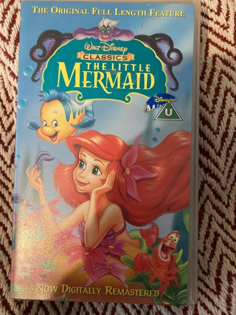WALT DISNEY THE Little Mermaid (VHS Video, 1990) 79 Minutes Universal ...