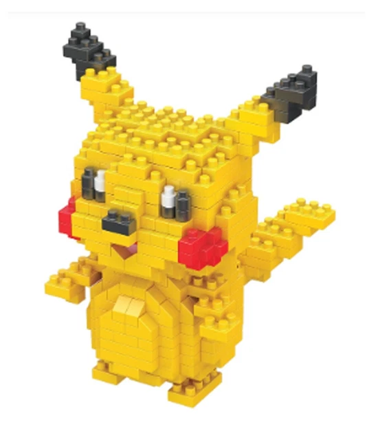 NANOBLOCK COMPATIBLE POKEMON PIKACHU Model MICRO BRICK Blocks Gift ...