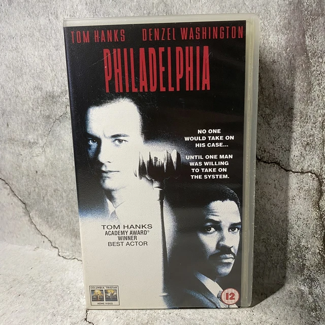 PHILADELPHIA VHS VIDEO Tape Denzel Washington Tom Hanks £3.99 - PicClick UK