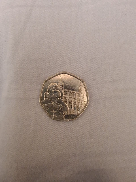 **RAREST 50P COIN** PADDINGTON BEAR Tower of London COLLECTORS ITEM ...