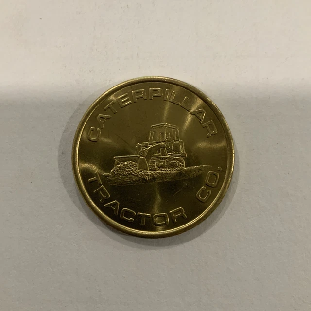 VINTAGE CAT CATERPILLAR Tractors Construction Equipment Token Coin ♨️♨ ...
