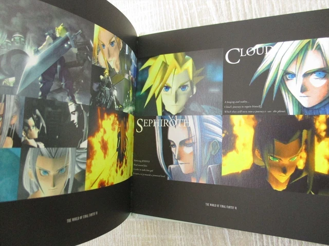FINAL FANTASY VII VIII 7 8 Visual Booklet Art Works Fam Book 2000 Ltd ...