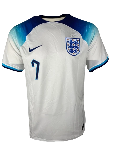 ENGLAND BUKAYO SAKA Official Nike 2022 World Cup Mens Home Shirt £39.99 - PicClick UK