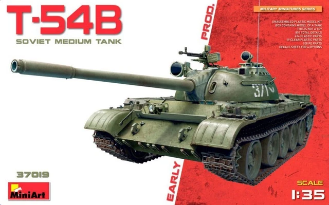 MINIART - T-54B SOVIET MEDIUM TANK EARLY PRODUCTION KIT 1:35 EUR 54,46 ...